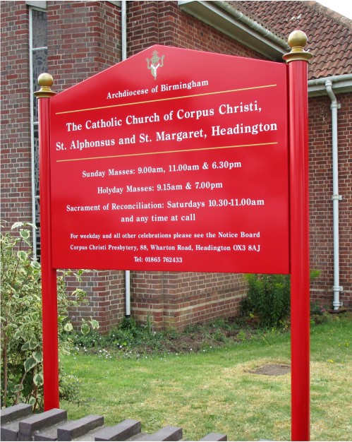 For all your church signs and noticeboards - Signs for Churches