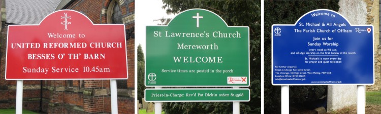Post Mounted Church Signs - Signs for Churches