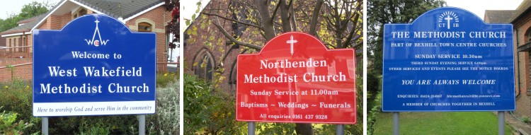 Post Mounted Church Signs - Signs for Churches