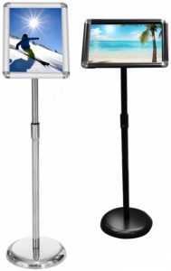 Freestanding Telescopic Menu Stand - Signs for Churches