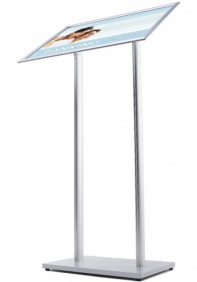 A2 Freestanding Snap Frame Angled Menu Holder - Signs for Churches