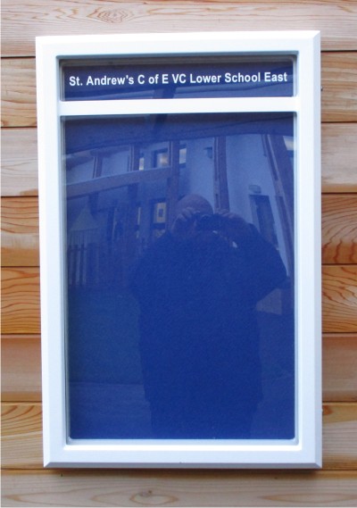 The Camelot Outdoor Notice Case - Signs for Churches