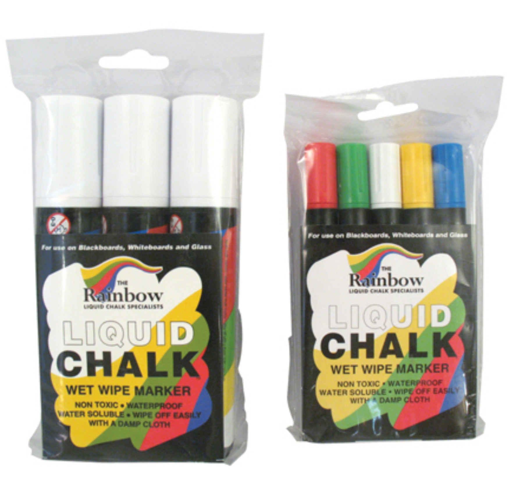 Rainbow Liquid Chalk Pens - Signs for Churches