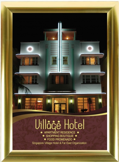 Snap Frame - Polished Gold - 25mm Profile - Signs for Churches