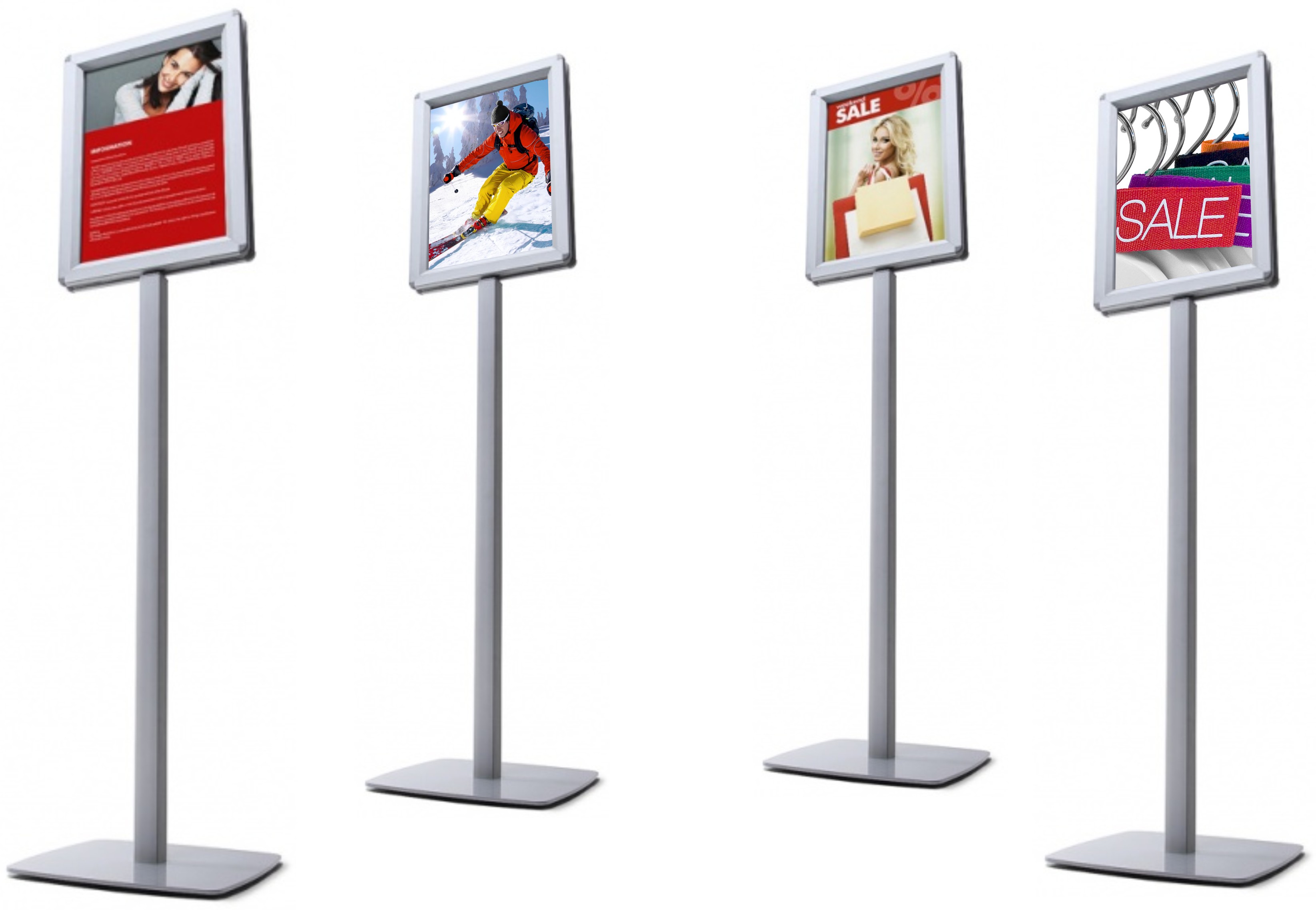Freestanding Double Sided Sign Post Stand - Signs for Churches