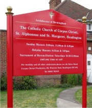 Post Mounted Church Signs - Signs for Churches