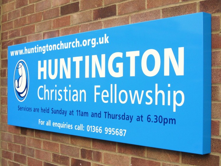 Wall Mounted Box Tray Church Signs - Signs for Churches