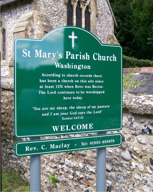 For all your church signs and noticeboards - Signs for Churches